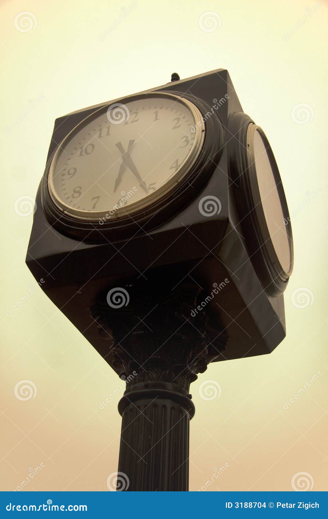 Outdoor clock towe stock photo. Image of architectural - 3188704