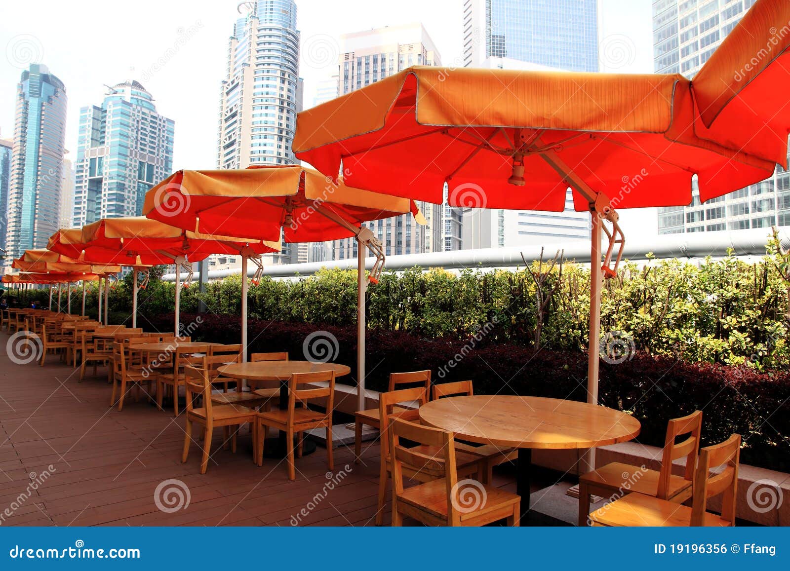 Outdoor Coffee Bar,shanghai Stock Photo - Image of luxury, financial ...