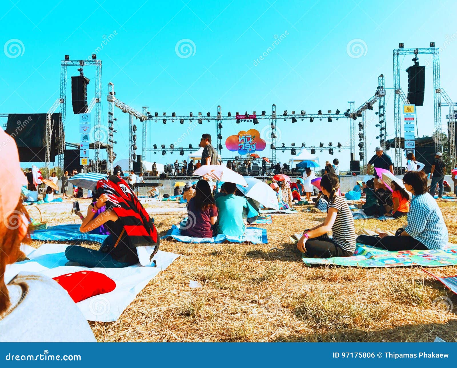 Outdoor concert editorial photo. Image of show, airn - 97175806