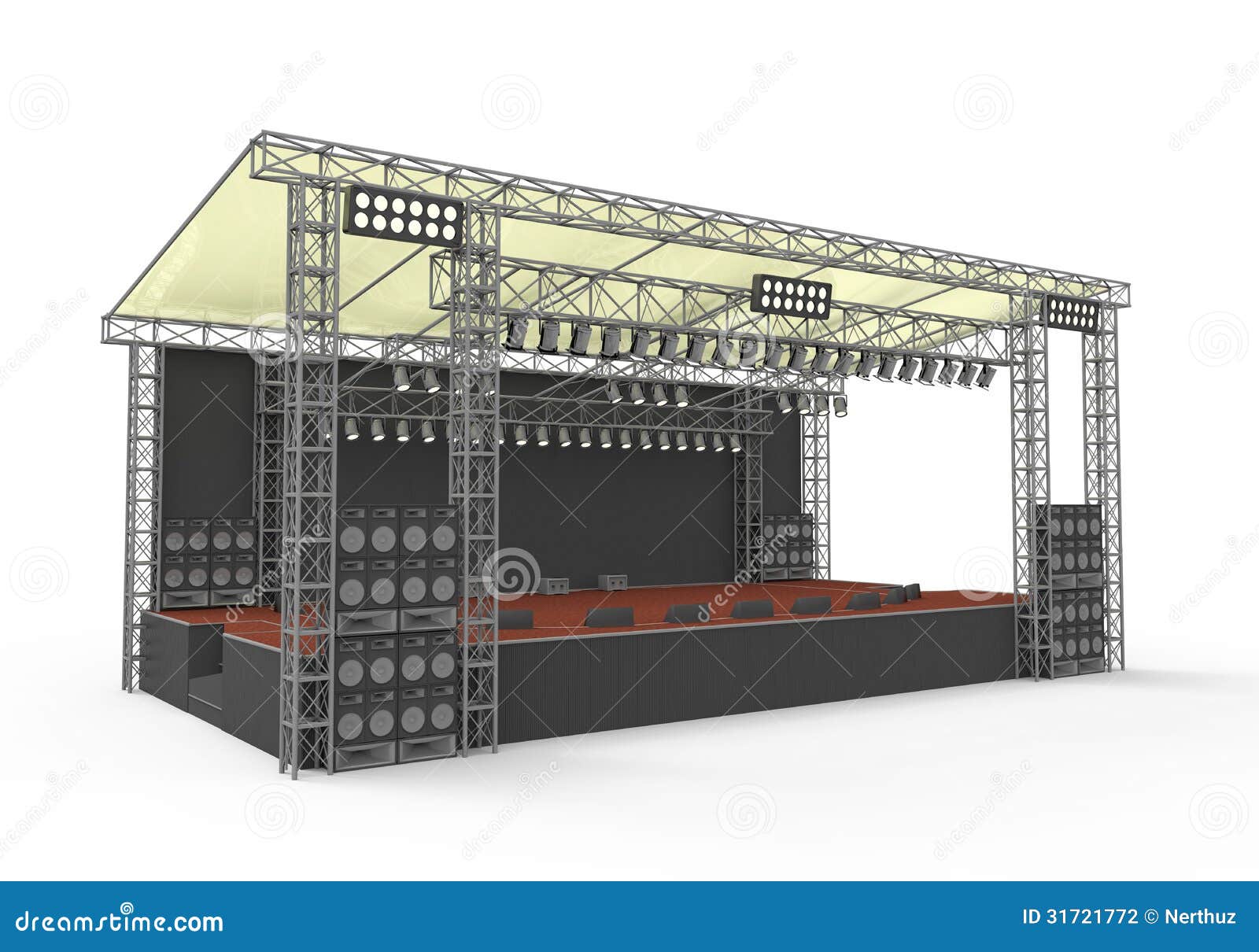 Concert Stage Design 3d