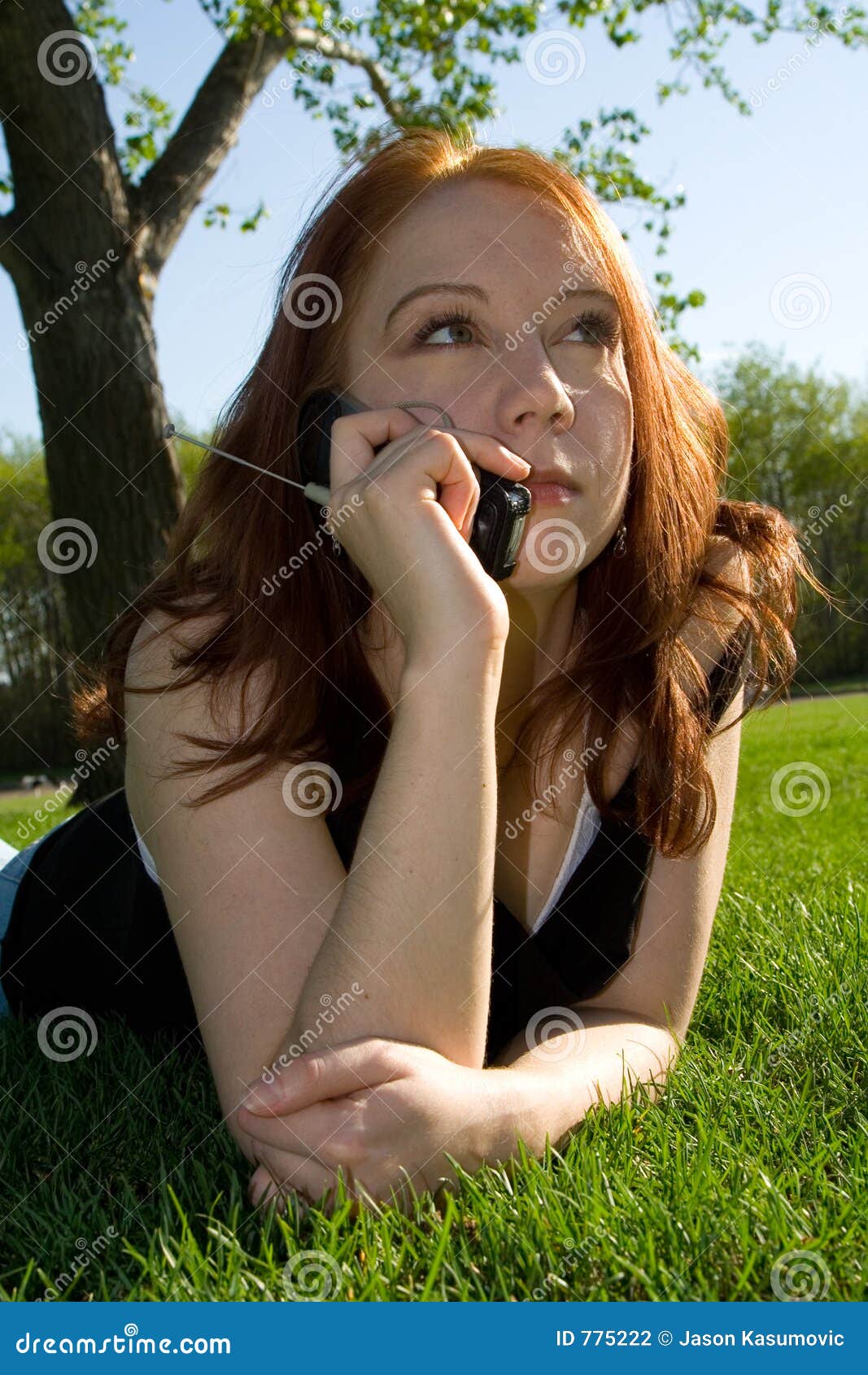 Outdoor Conversation stock photo. Image of woman, grass - 775222