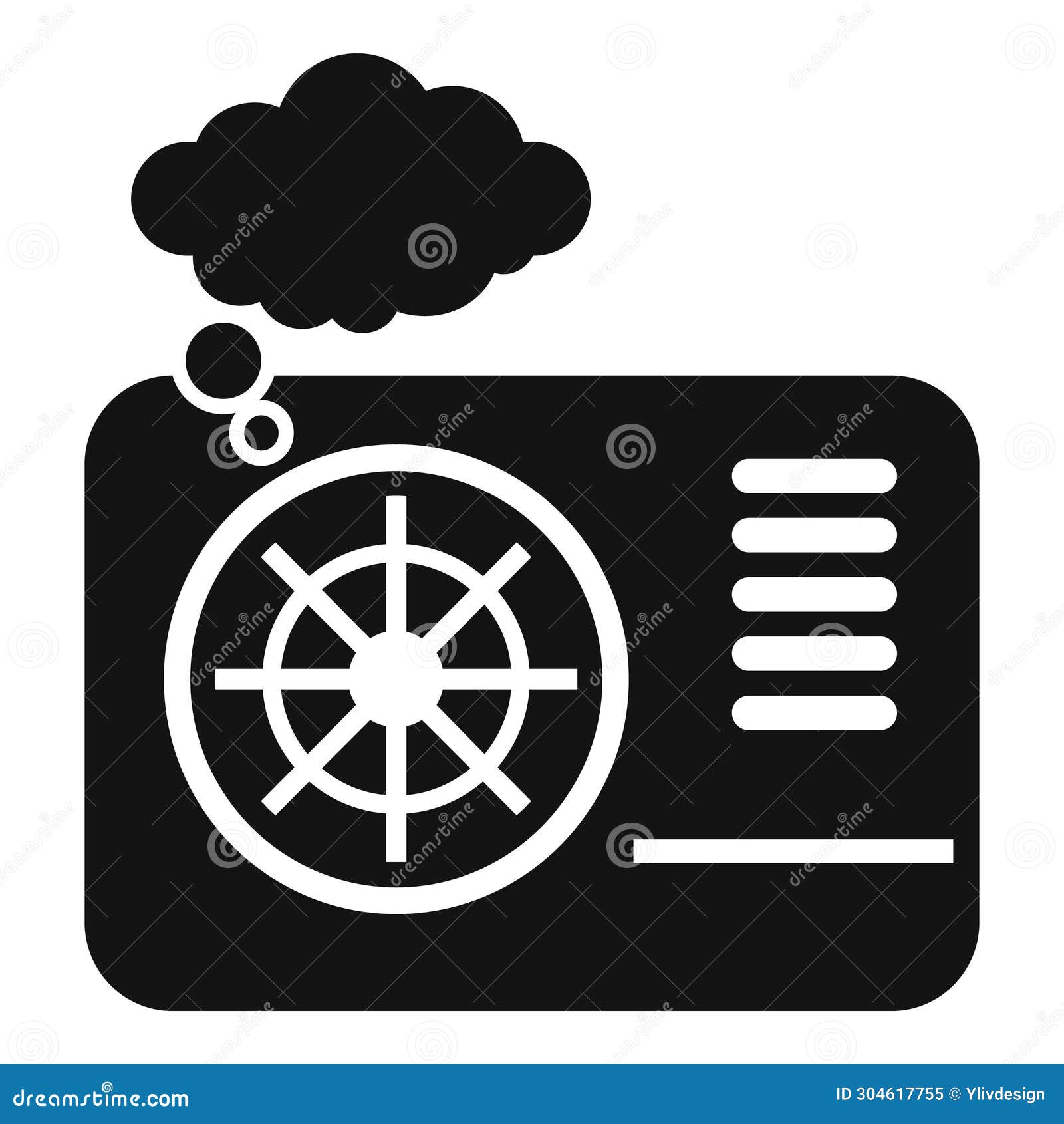 Outdoor Cooling Unit Icon Simple Vector. Air Conditioner Repair Stock ...