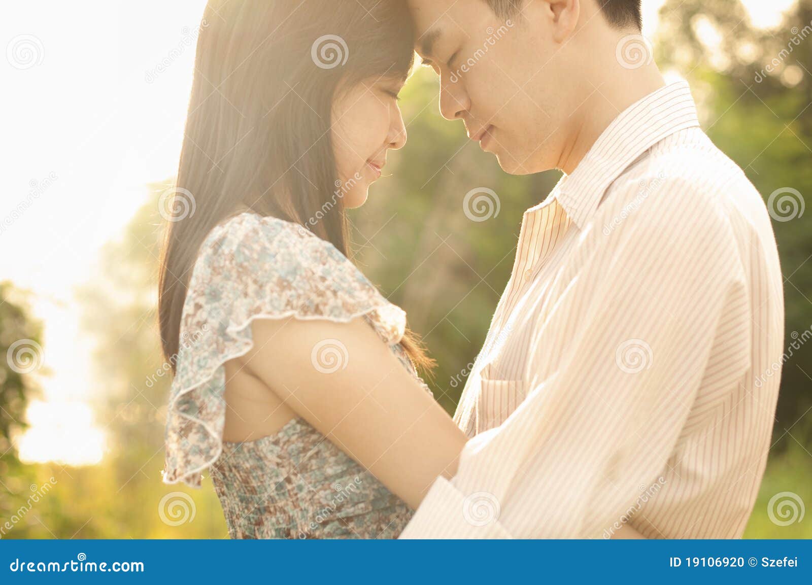 Outdoor Couple stock photo. Image of nature, park, beautiful - 19106920