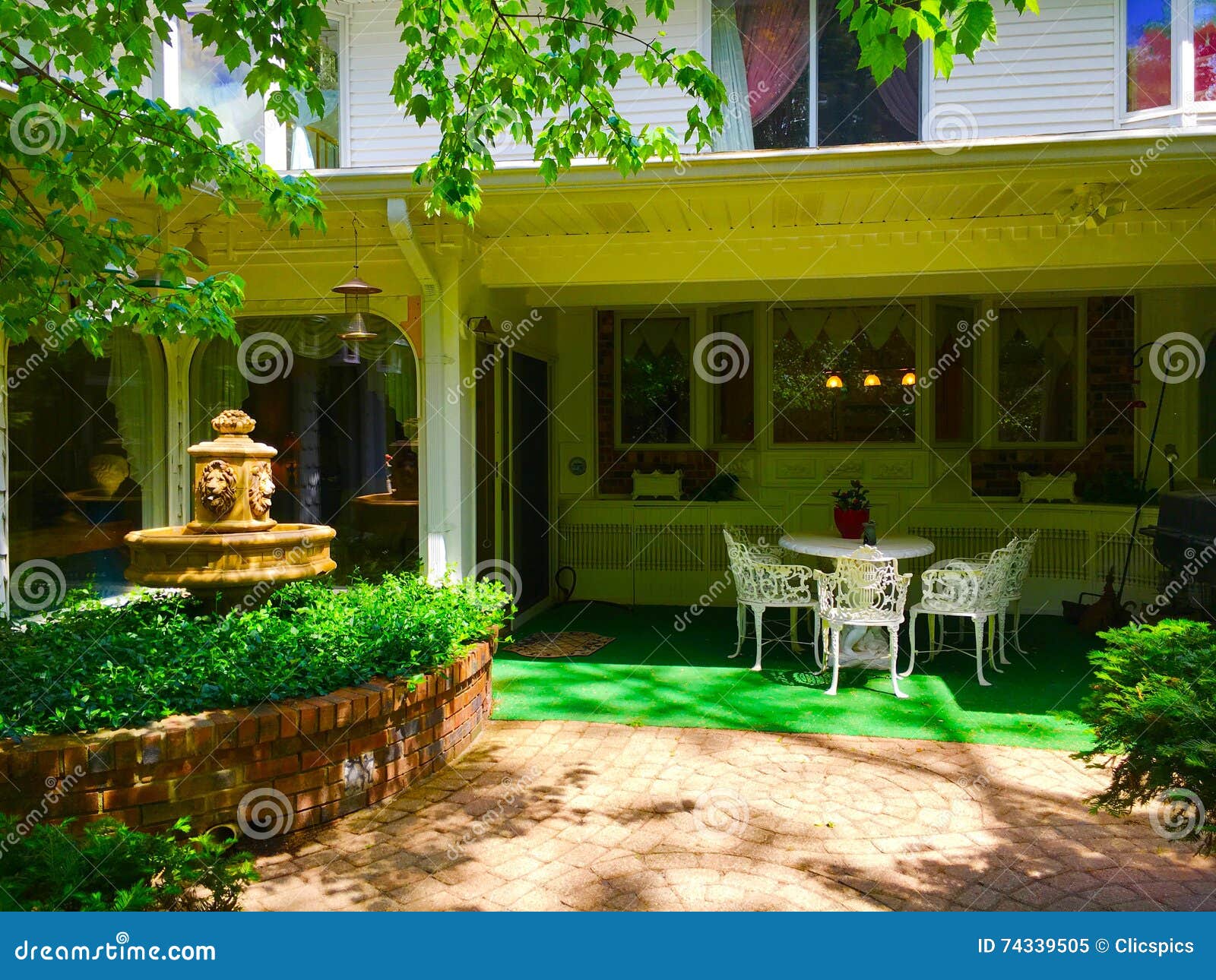 Outdoor Dining stock image. Image of composition, eating - 74339505