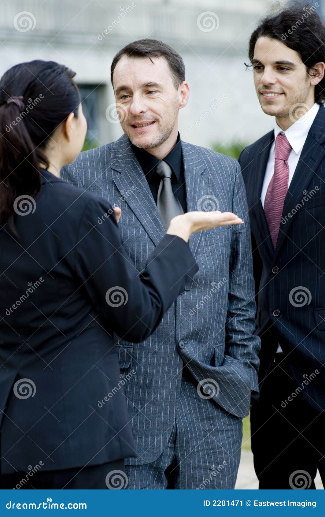 Outdoor Discussion stock image. Image of together, businesswoman - 2201471