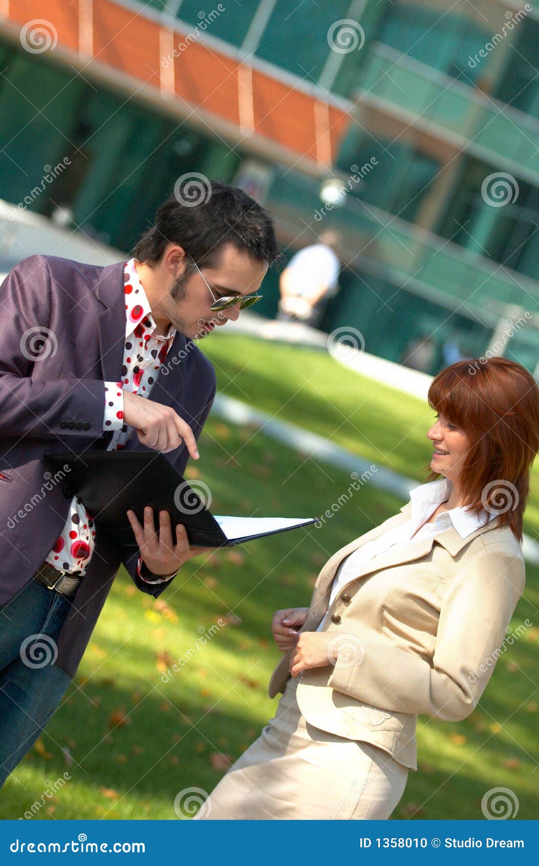 Outdoor Discussion 4 stock photo. Image of discussion - 1358010