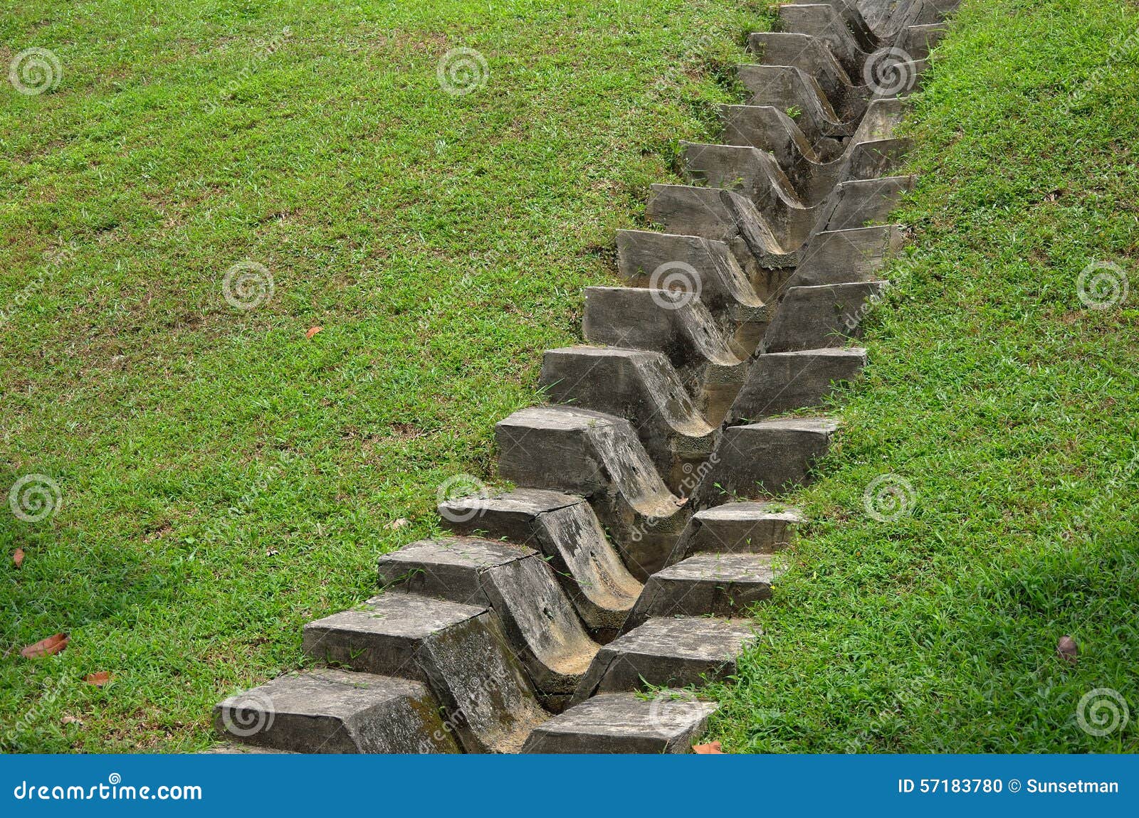 Outdoor Drain Stock Photo - Image: 57183780