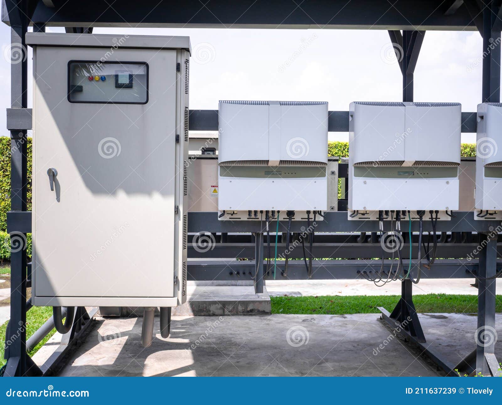 Outdoor Electric Control Box. Circuit Controller Box Stock Image ...