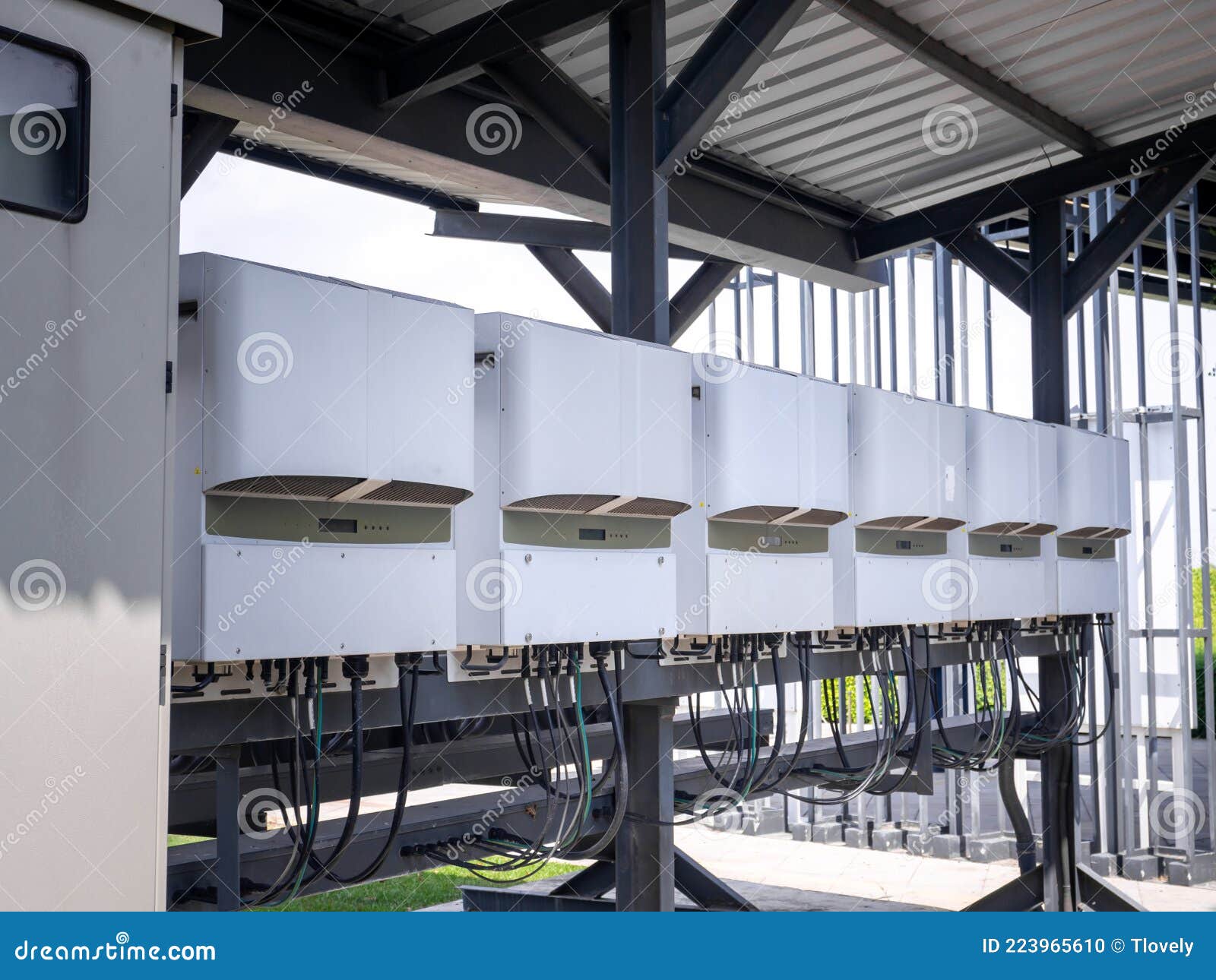 Outdoor Electric Control Box. Circuit Controller Box Stock Photo ...