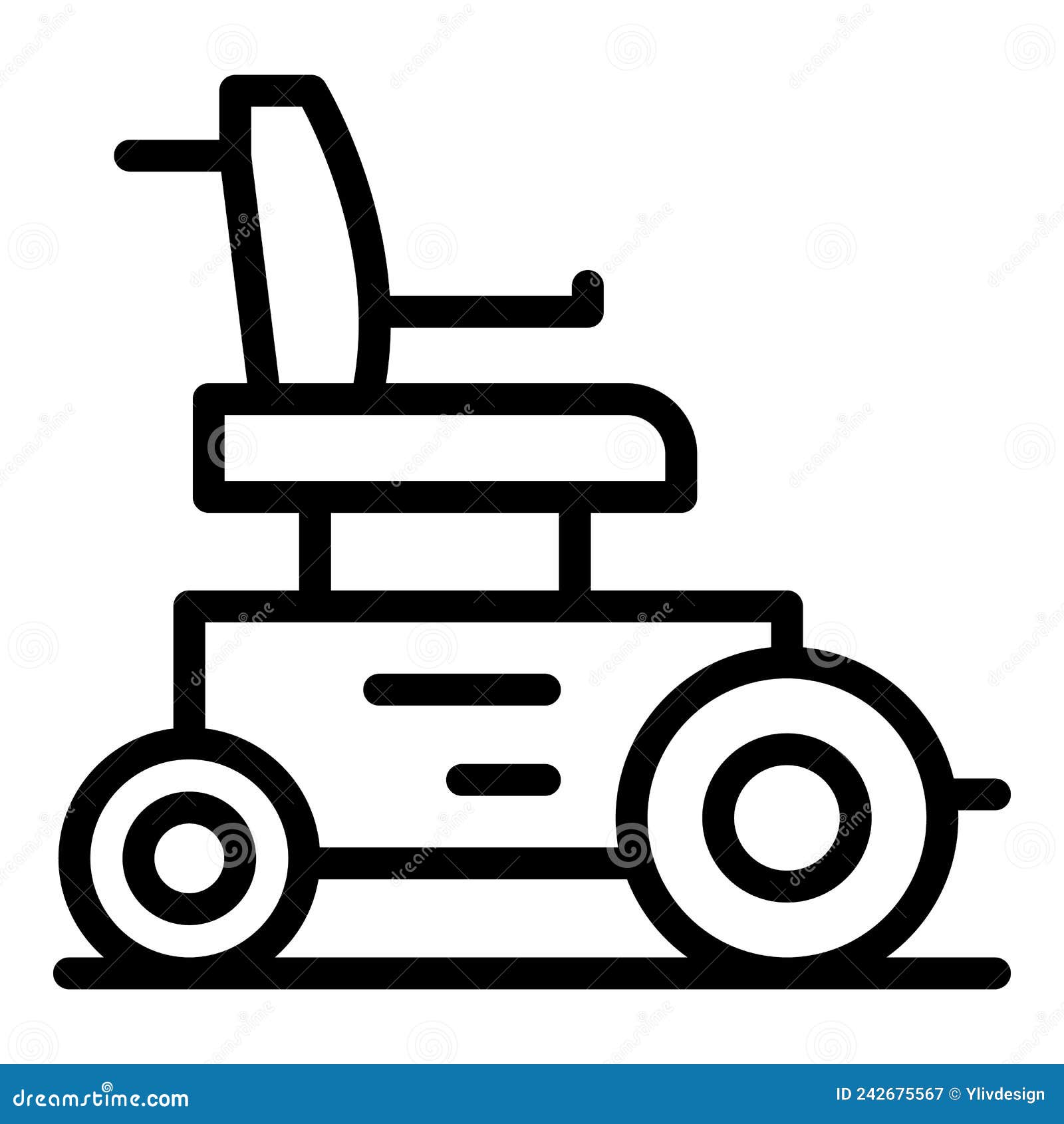 Outdoor Electric Wheelchair Icon Outline Vector. Scooter Chair Stock ... Outdoor Electric Wheelchair Icon Outline Vector. Scooter Chair Stock ...
