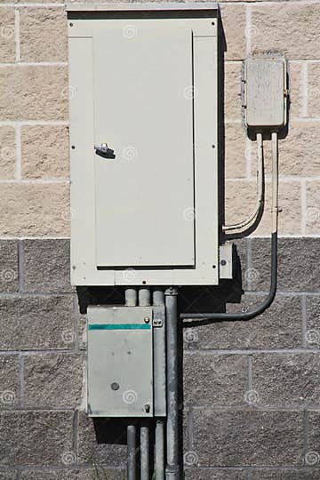 Outdoor electrical box stock image. Image of electricity - 199630233