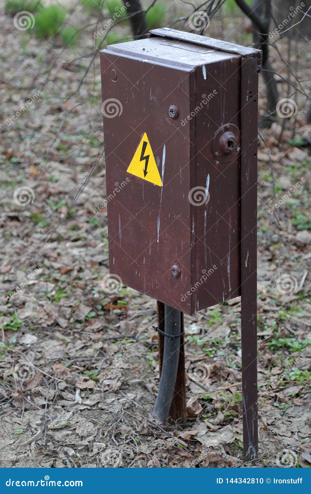 Outdoor Electricity Meter Board Stock Photo - Image of communications ...