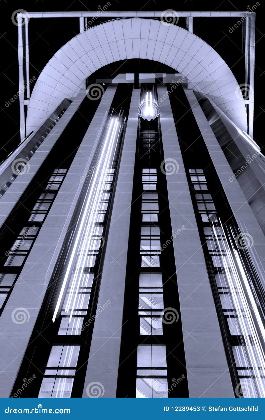 Outdoor Elevators stock image. Image of huge, transportation - 12289453