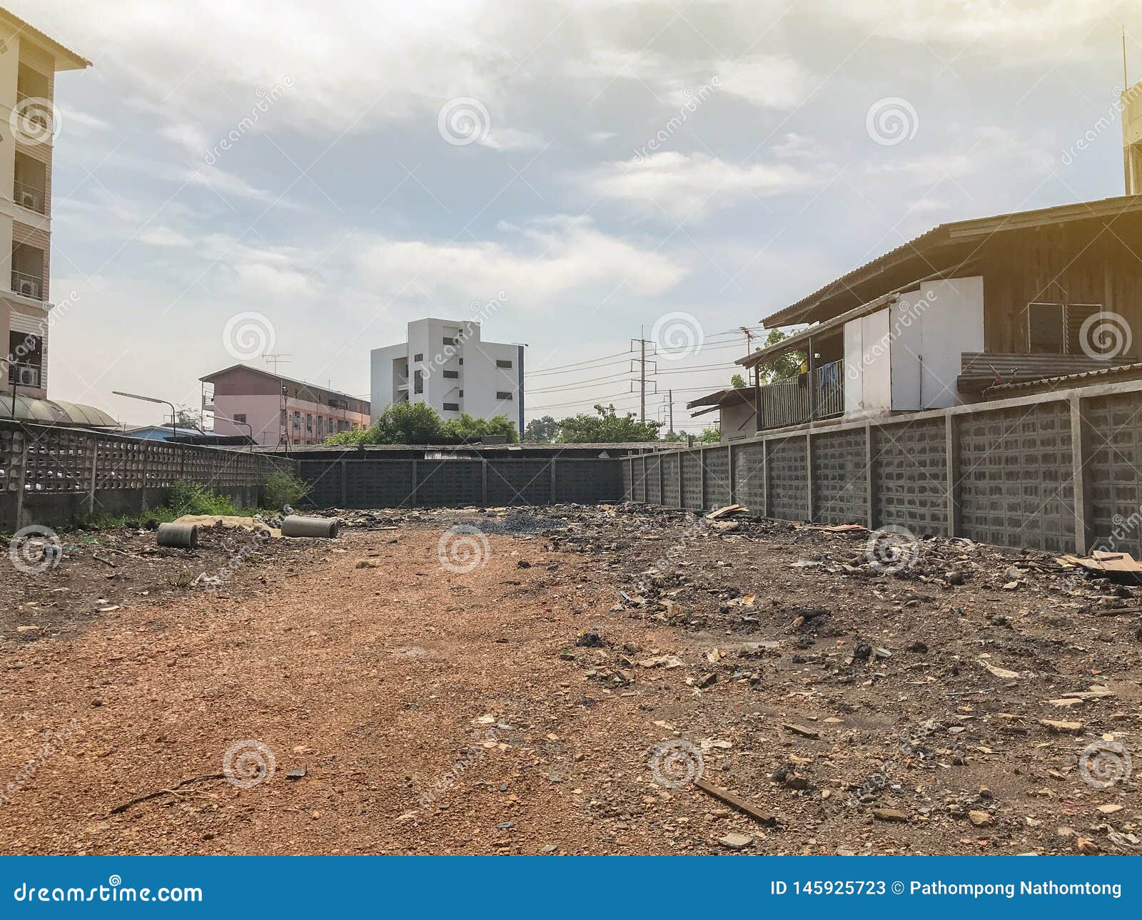 Outdoor Empty Land for Sale Stock Image - Image of agriculture ...