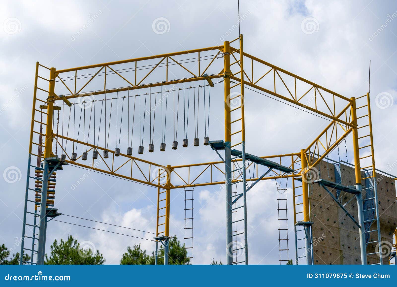 Outdoor Expansion Exercise Camp Facilities in the Park Stock Image ...