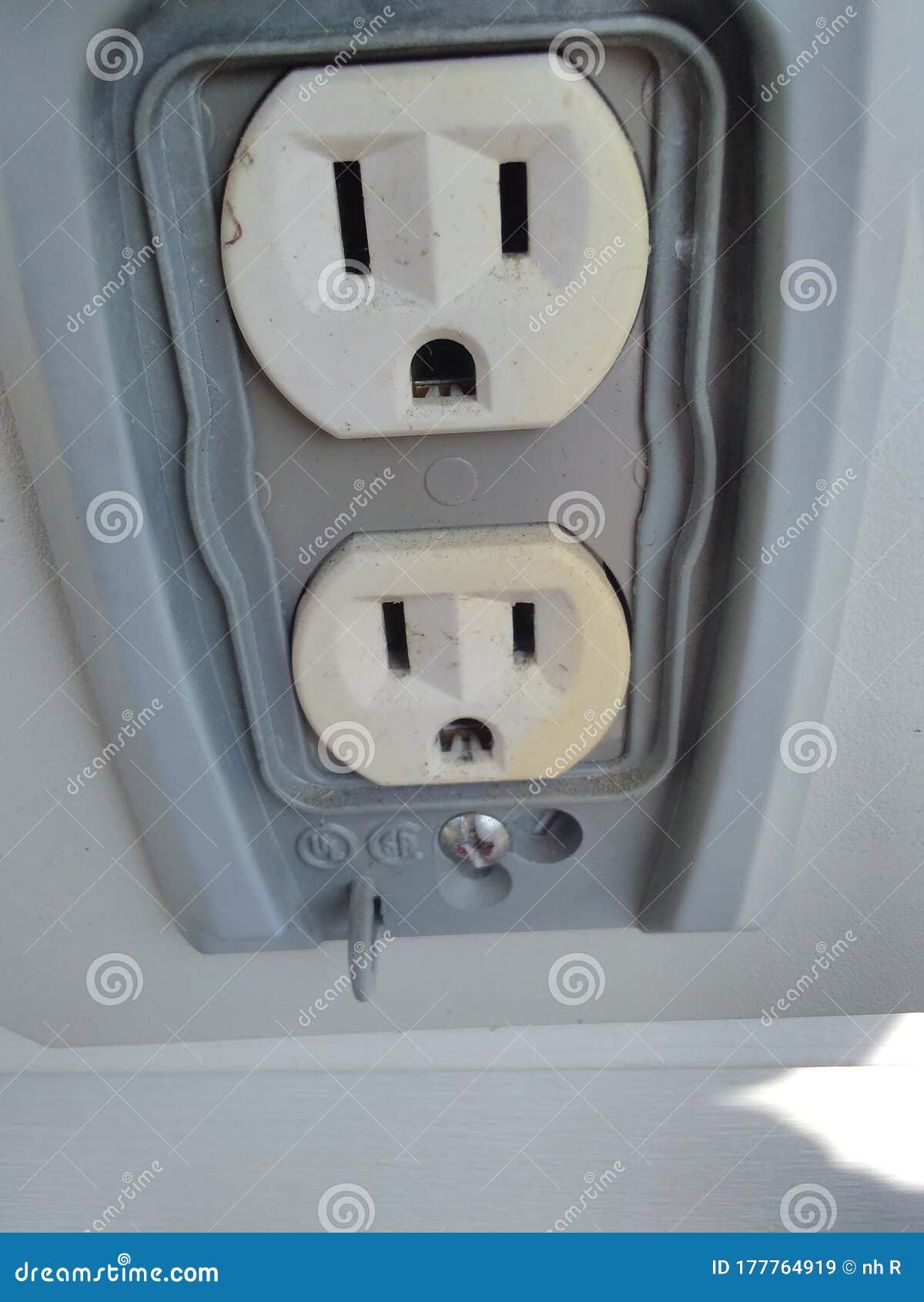 Outdoor Face Outlets stock image. Image of outdoor, white - 177764919