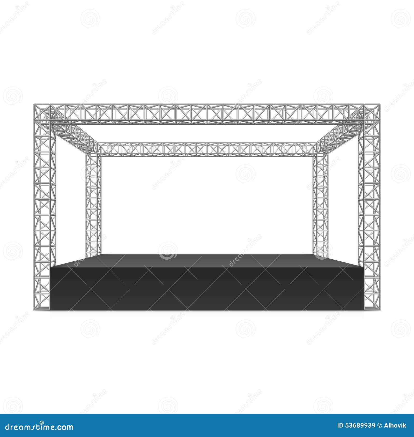 Outdoor Festival Stage Vector Illustration | CartoonDealer.com #102683110