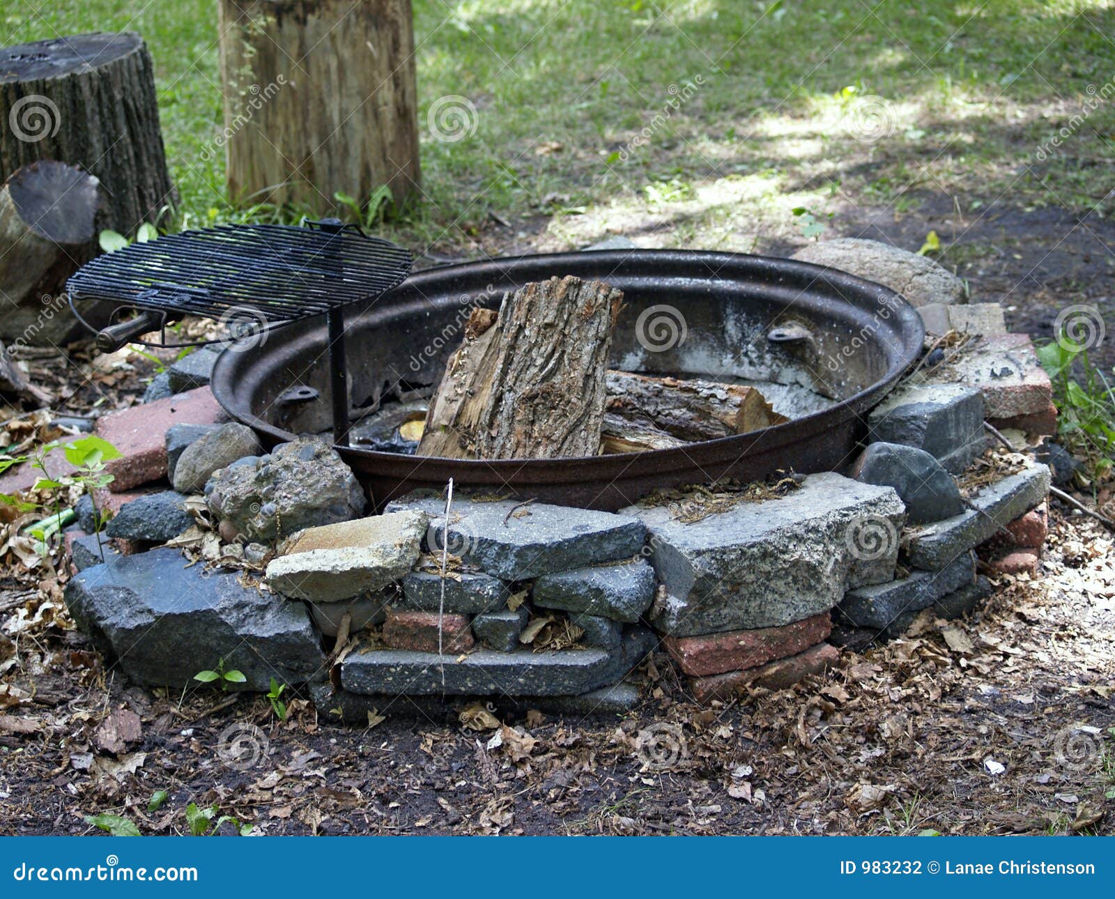 Outdoor Fire Ring Stock Photography - Image: 983232