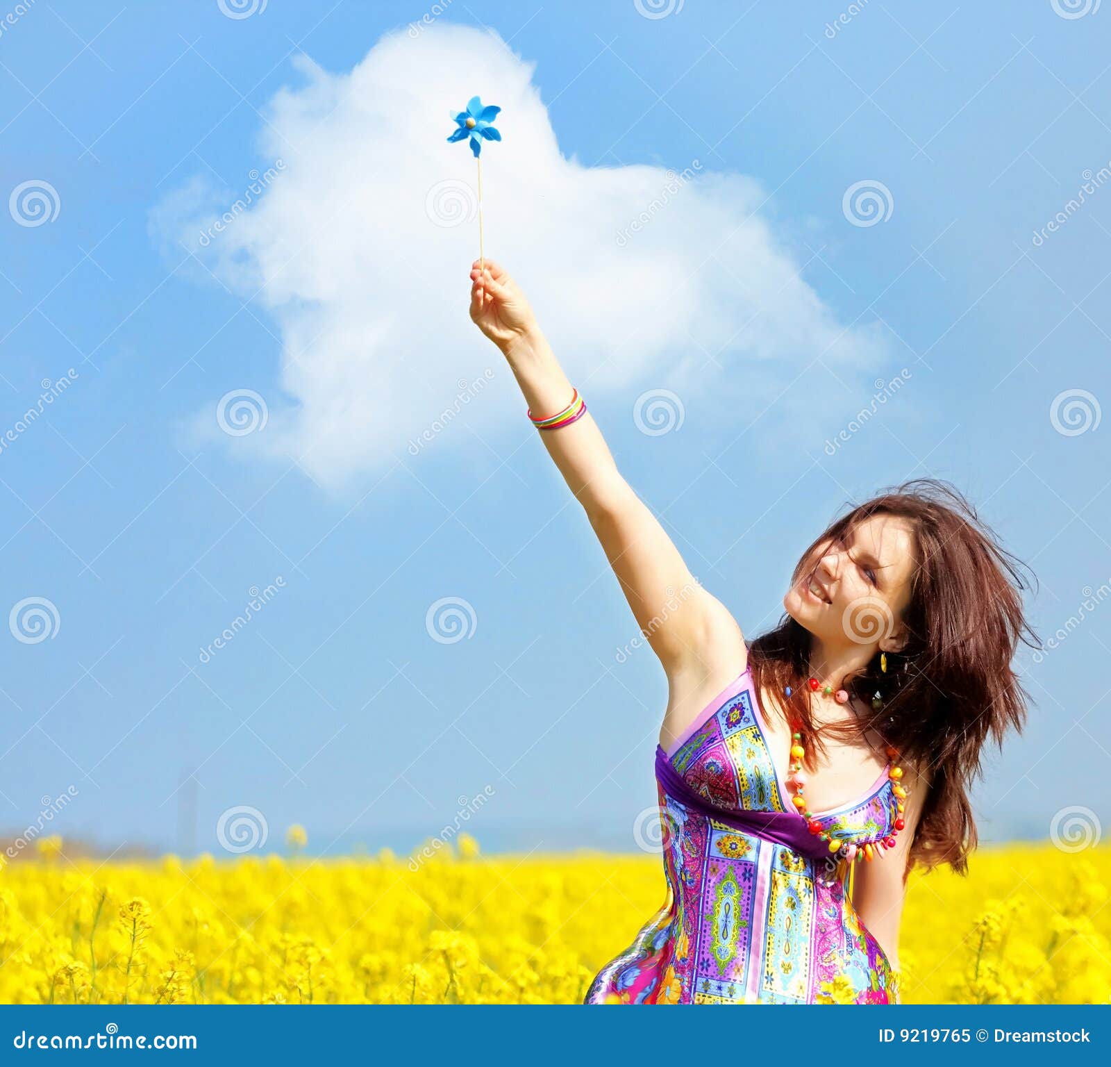 Outdoor freedom stock image. Image of rays, female, fresh - 9219765
