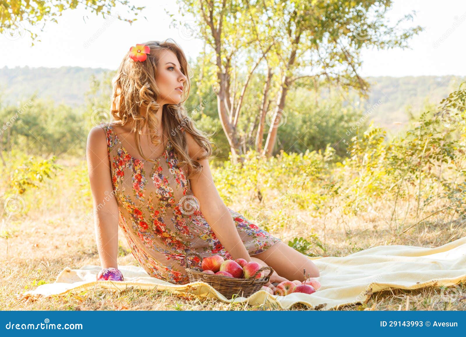 Outdoor girl portrait stock image. Image of gold, beauty - 29143993