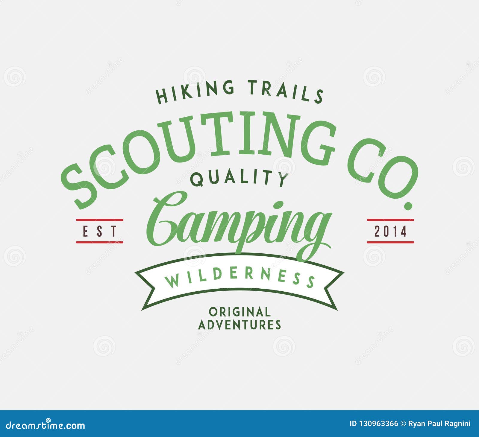 Outdoor Hiking Trails Scouts Stock Vector - Illustration of exploration ...