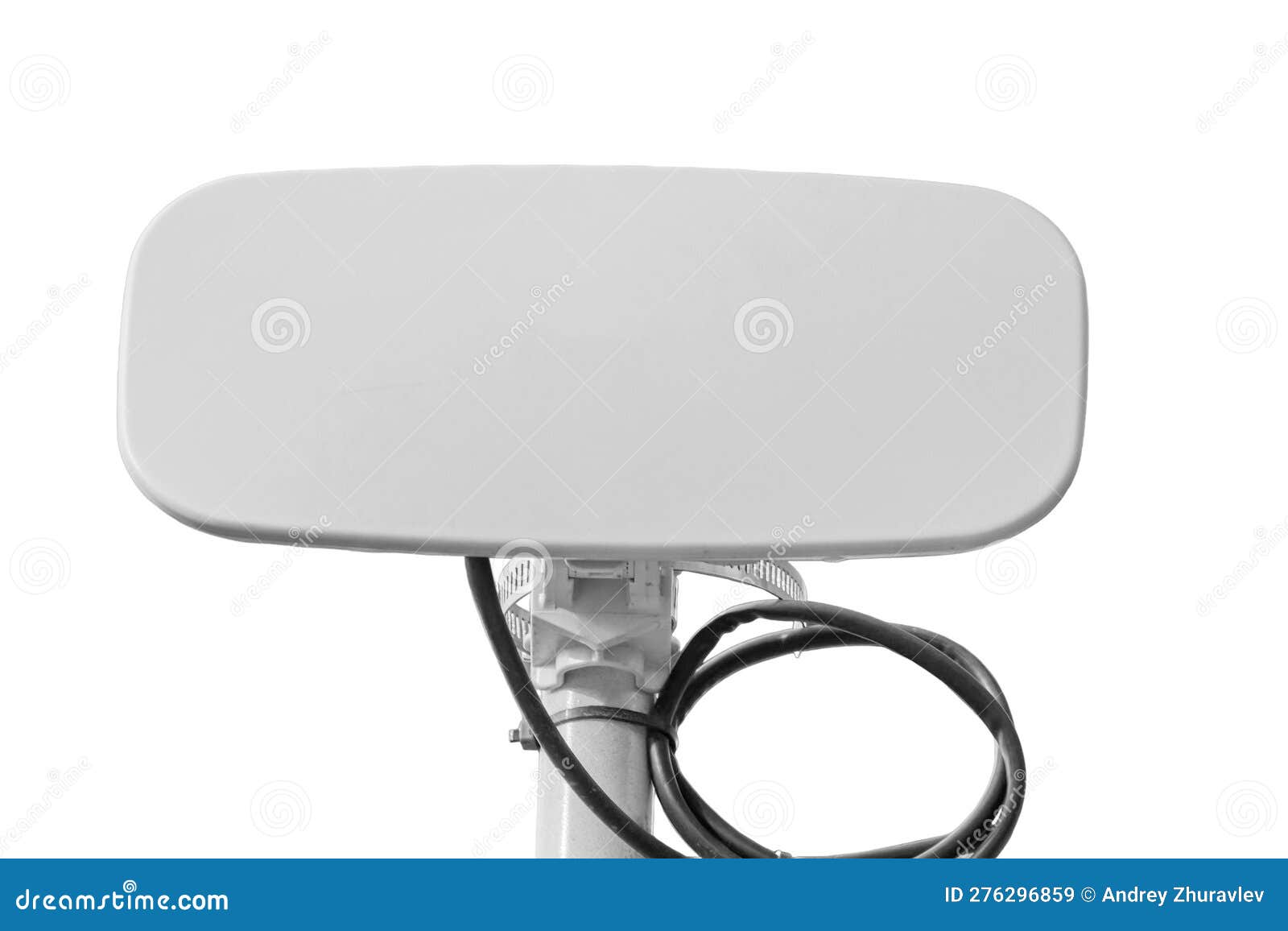 Outdoor Internet Access Point on the Wall of an Office Building ...