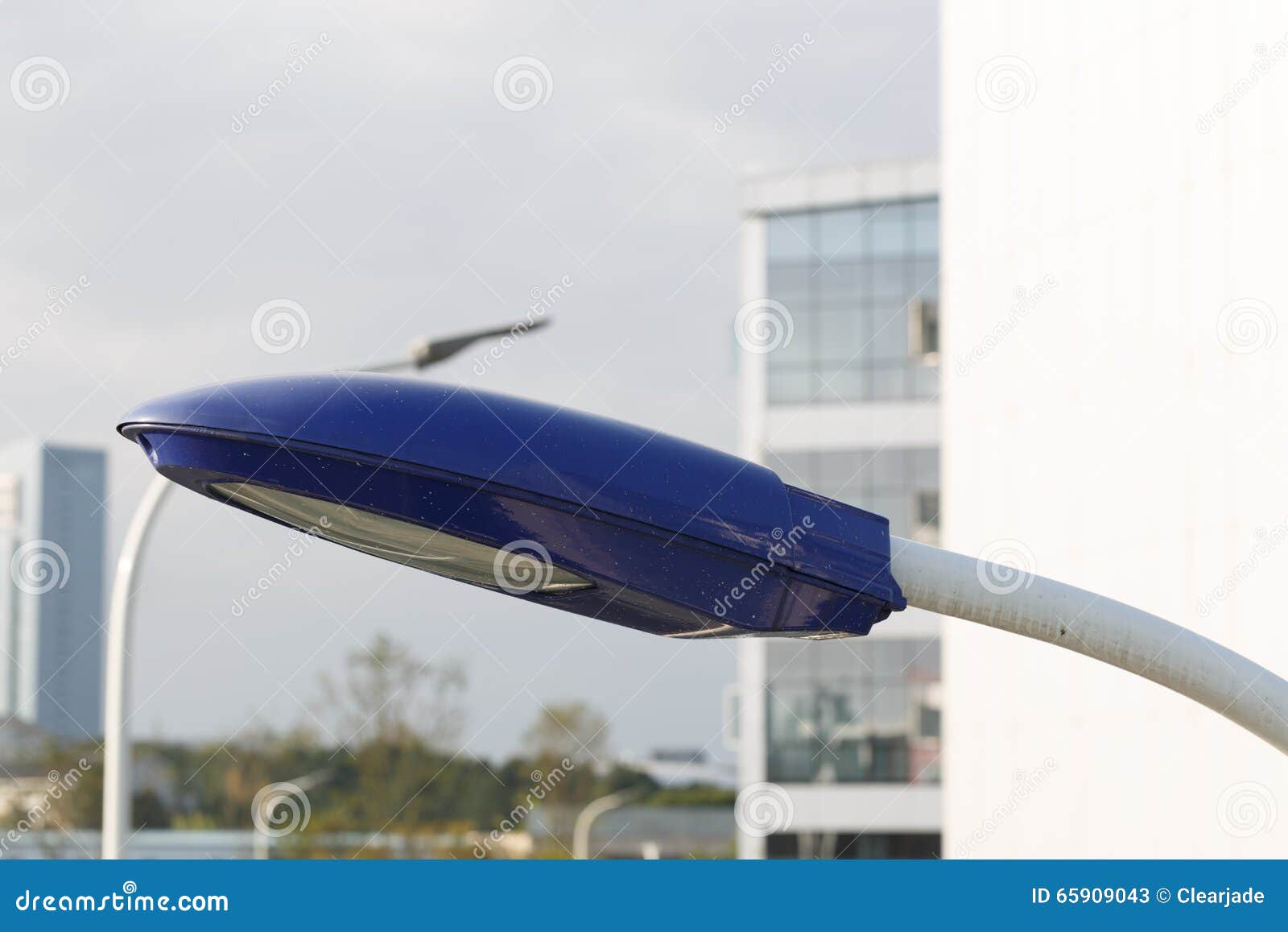 An outdoor LED street lamp stock image. Image of lighting - 65909043