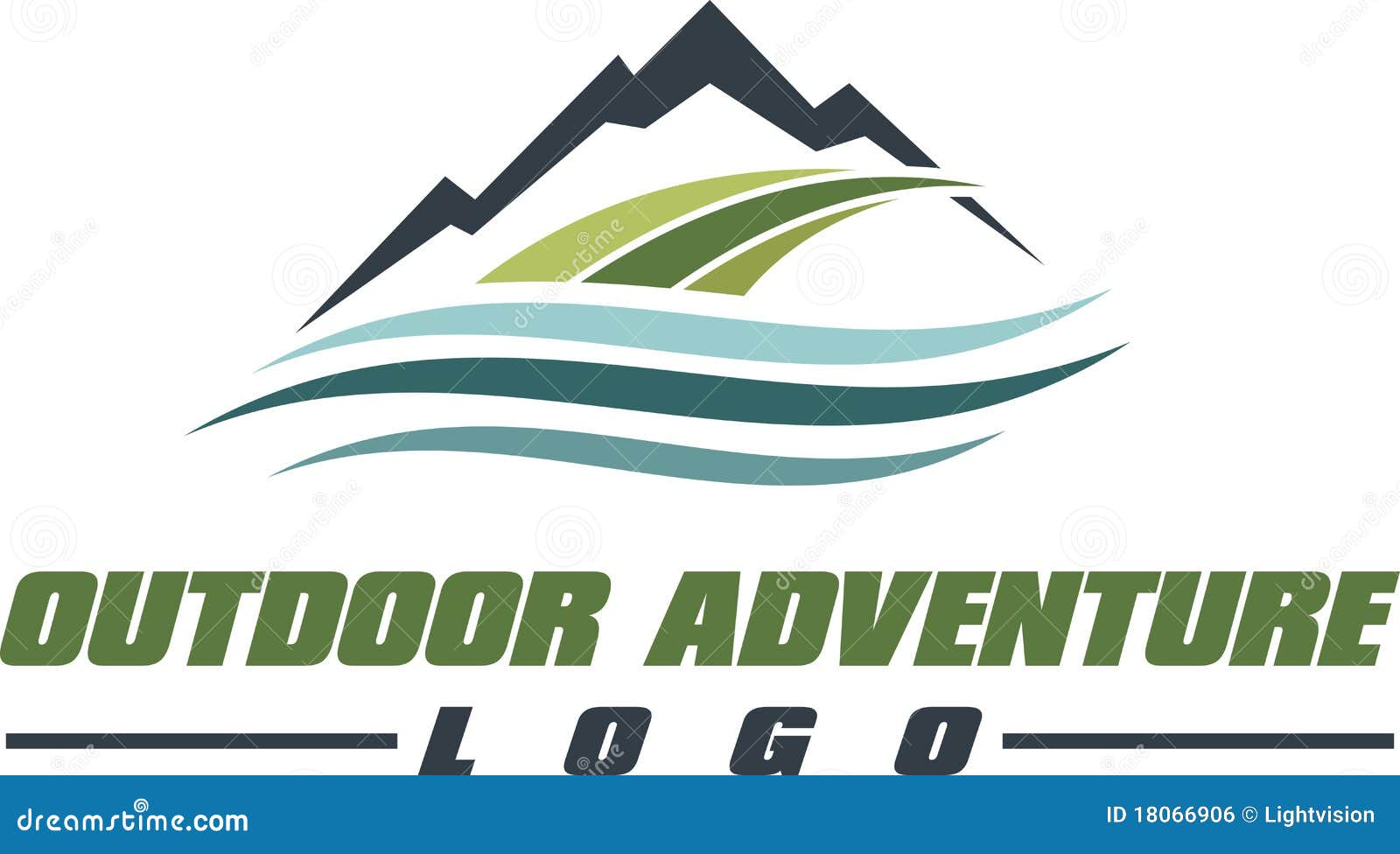 Outdoor_logo ilustração do vetor. Ilustração de paisagem - 18066906