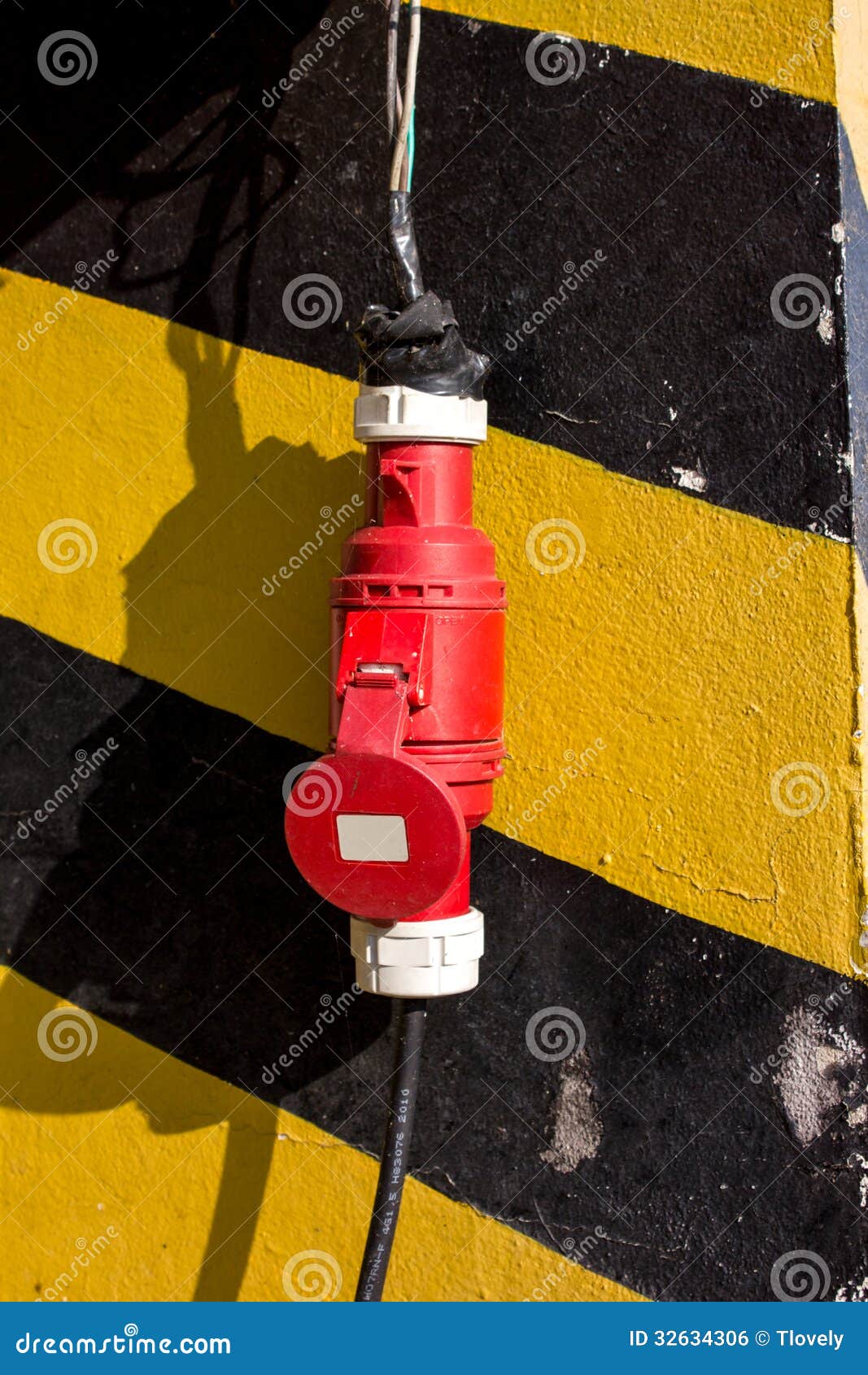 Outdoor Main Power Plug Electric Building Stock Photo - Image of ...