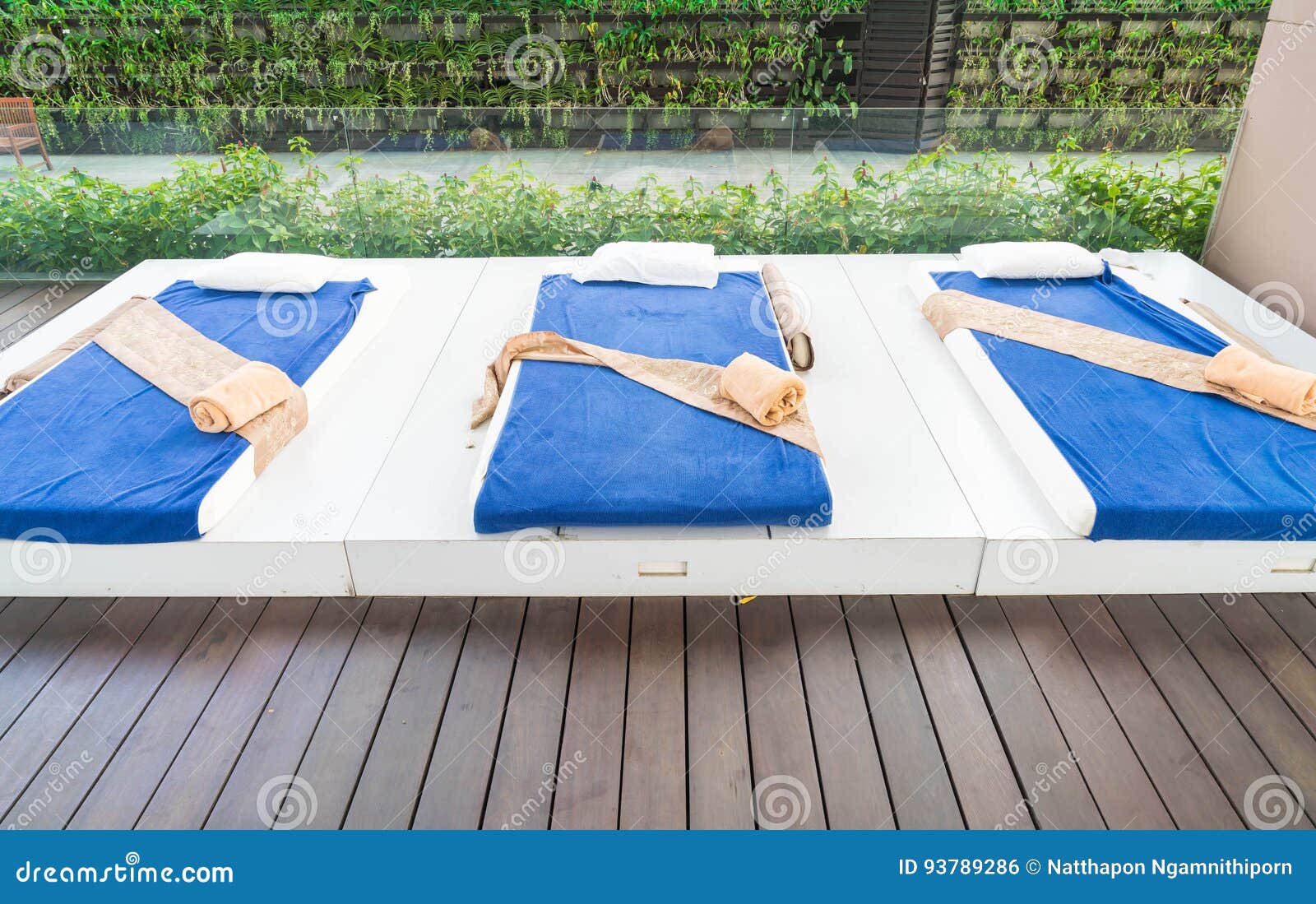 Outdoor massage bed stock photo. Image of outdoor, relaxation - 93789286