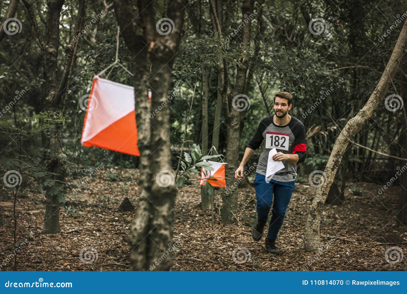 Outdoor Orienteering Check Point Activity Stock Photo - Image of ...