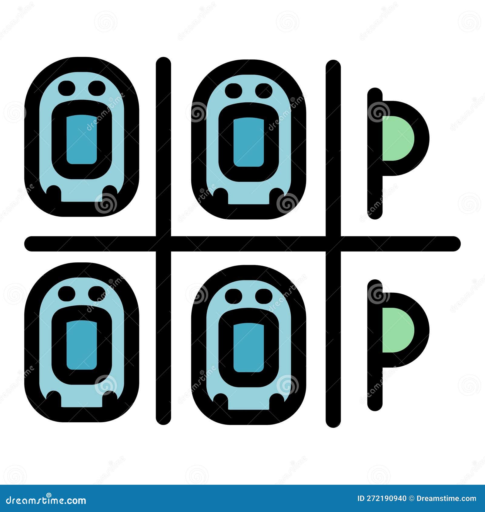 Outdoor Parking Rules. Legal And Illegal Parking. Blocked Driveway ...