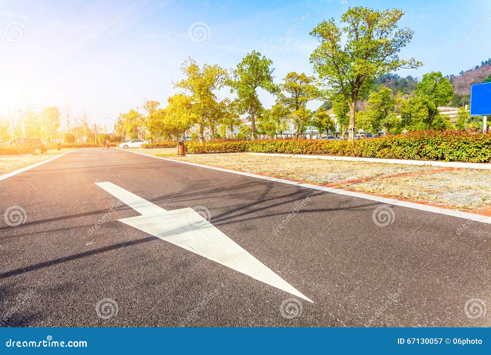 Outdoor parking road stock image. Image of divide, large - 67130057
