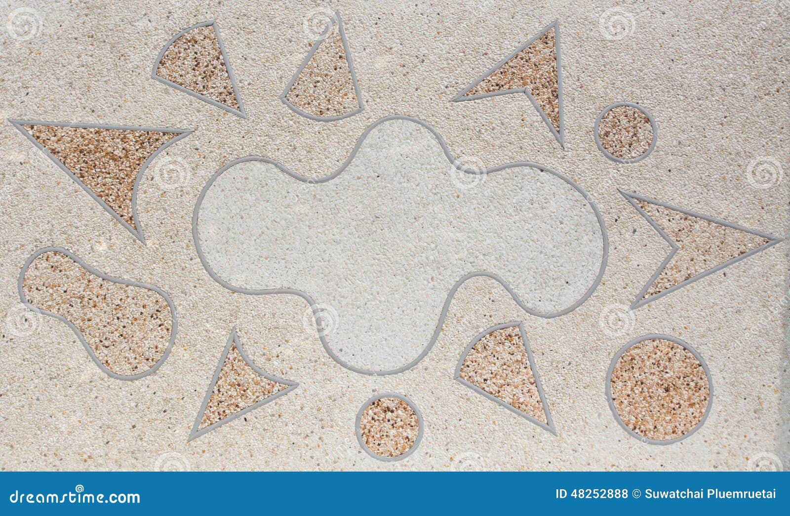 Outdoor pattern floor stock photo. Image of avenue, pebble - 48252888