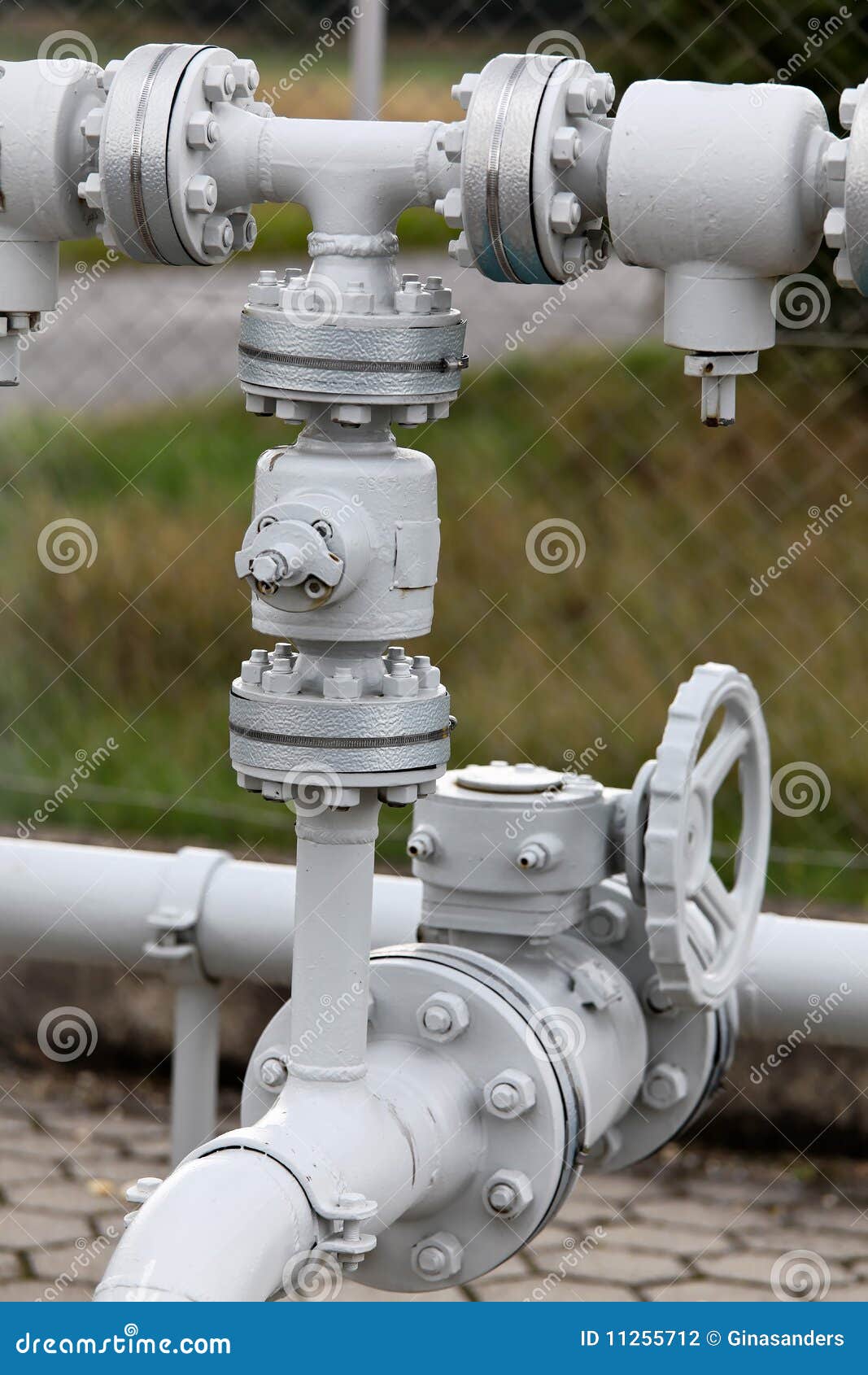 Outdoor pipeline stock photo. Image of details, connective - 11255712