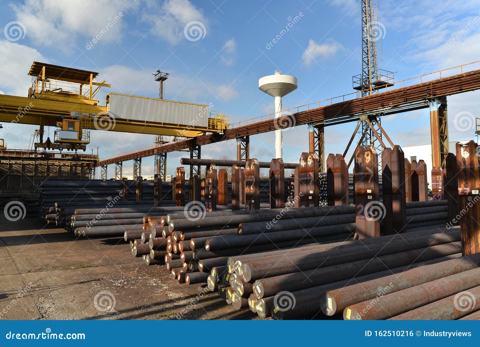 Storage Of Steel Reinforcement Bar Stock Photography | CartoonDealer ...