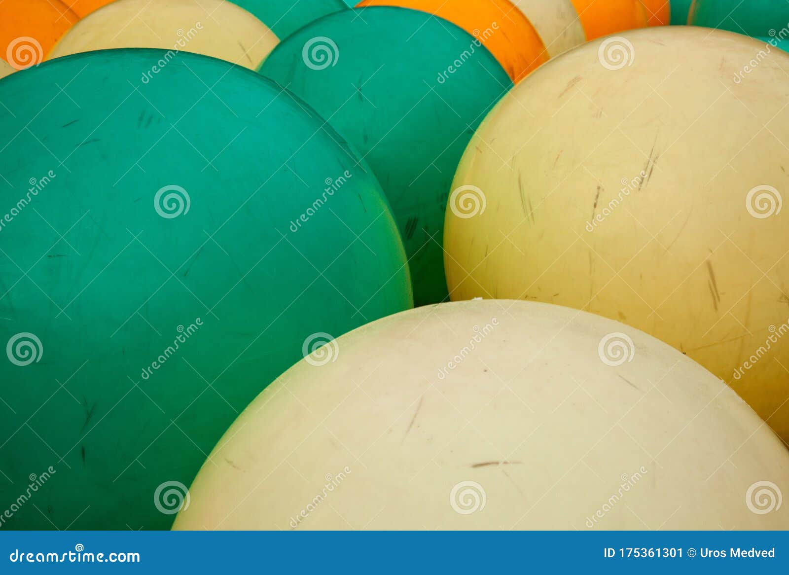 Outdoor playing balls stock image. Image of closeup - 175361301
