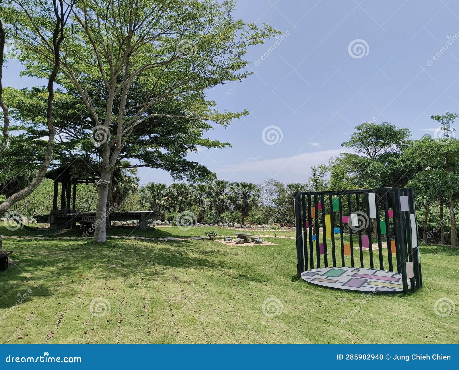 The Outdoor Plaza of the Cultural and Creative Park Stock Photo - Image ...