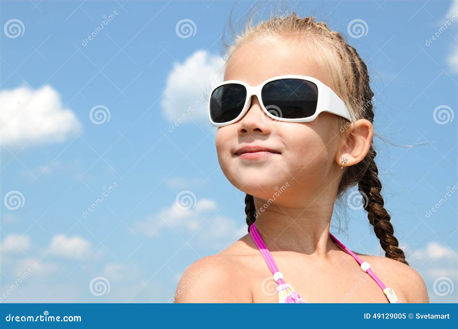 Outdoor Portrait of Cute Little Girl Stock Image - Image of blue ... Outdoor Portrait of Cute Little Girl Stock Image - Image of blue ...