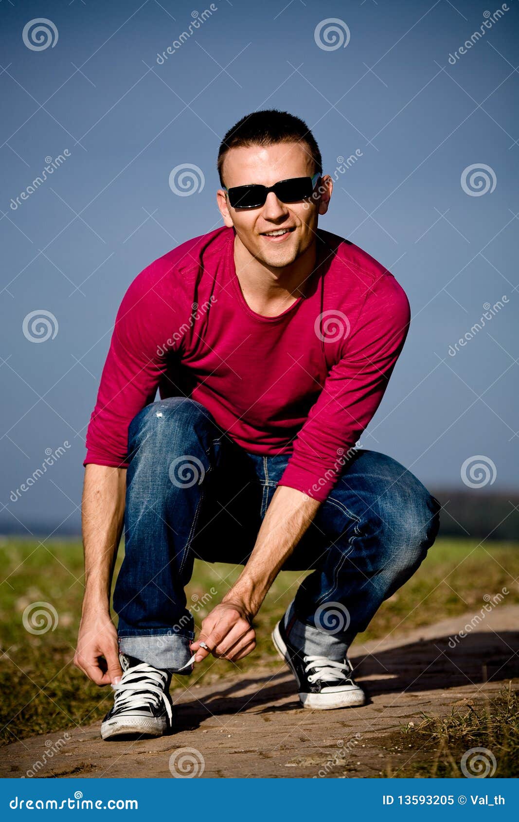 Outdoor portrait of man stock image. Image of face, adult - 13593205