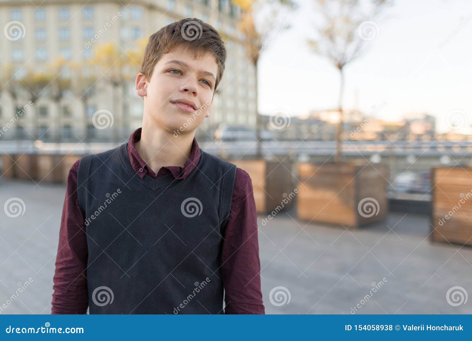 Outdoor Portrait of Smiling Teenager Boy 14, 15 Years Old Stock Photo ... Outdoor Portrait of Smiling Teenager Boy 14, 15 Years Old Stock Photo ...