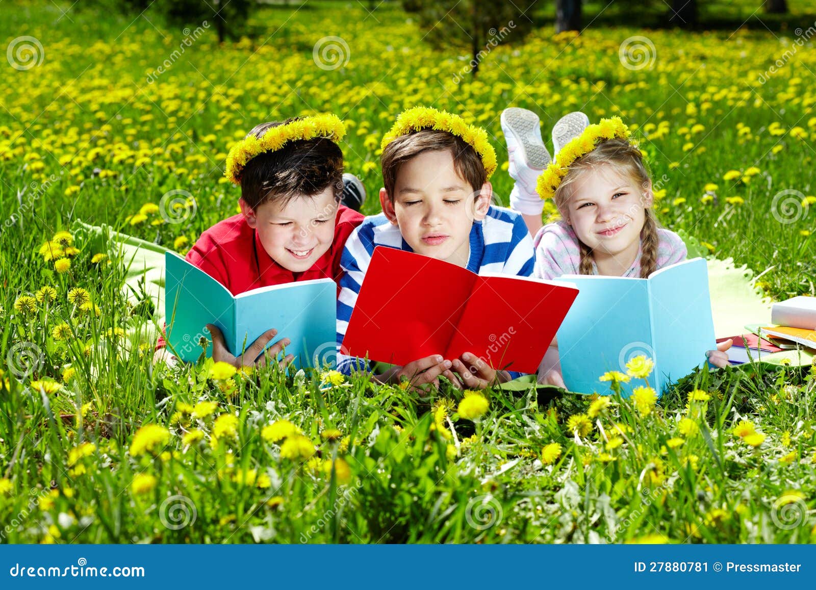 Outdoor reading stock image. Image of outside, park, children - 27880781