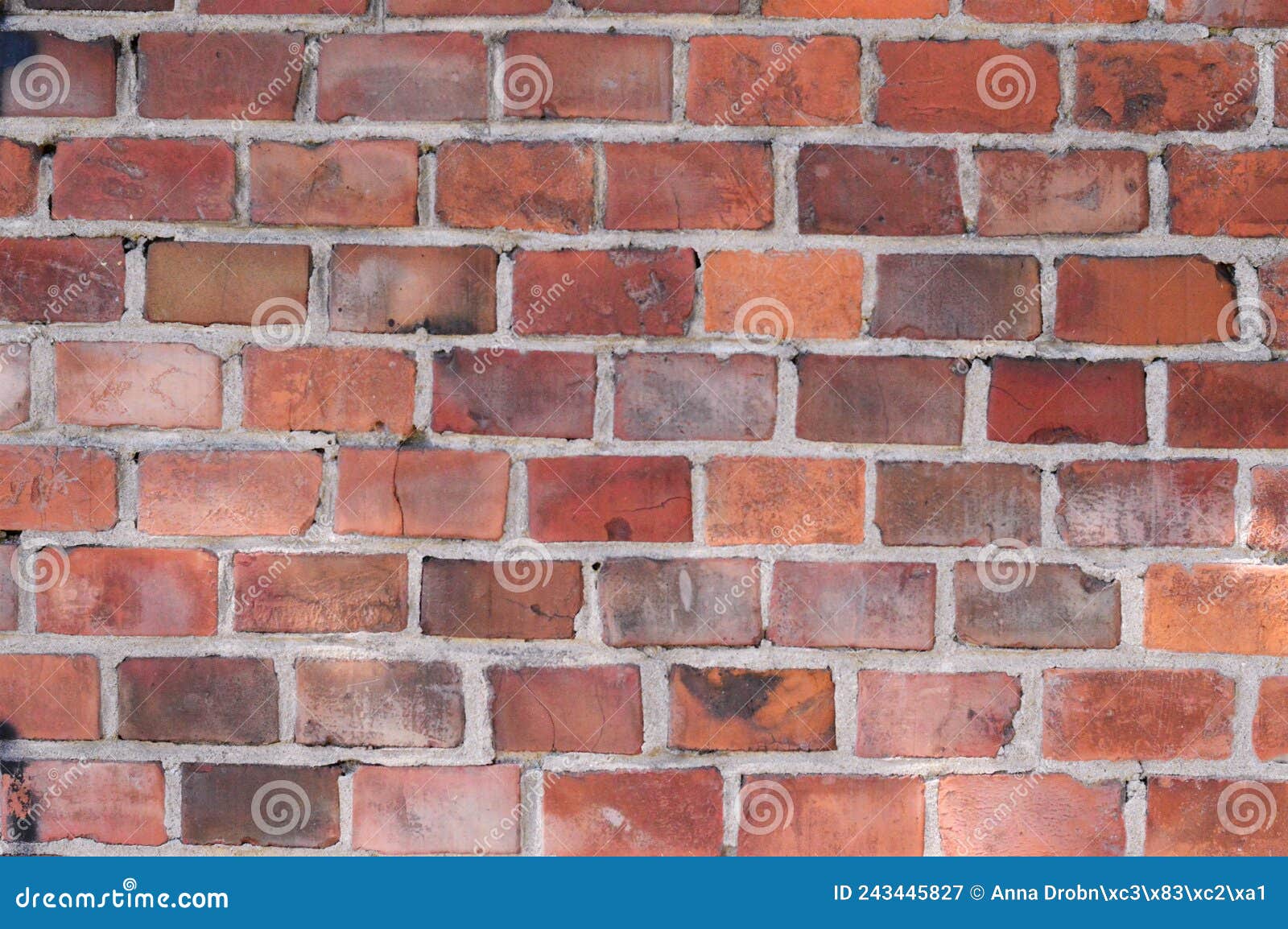 Outdoor red brick wall stock image. Image of iron, tile - 243445827