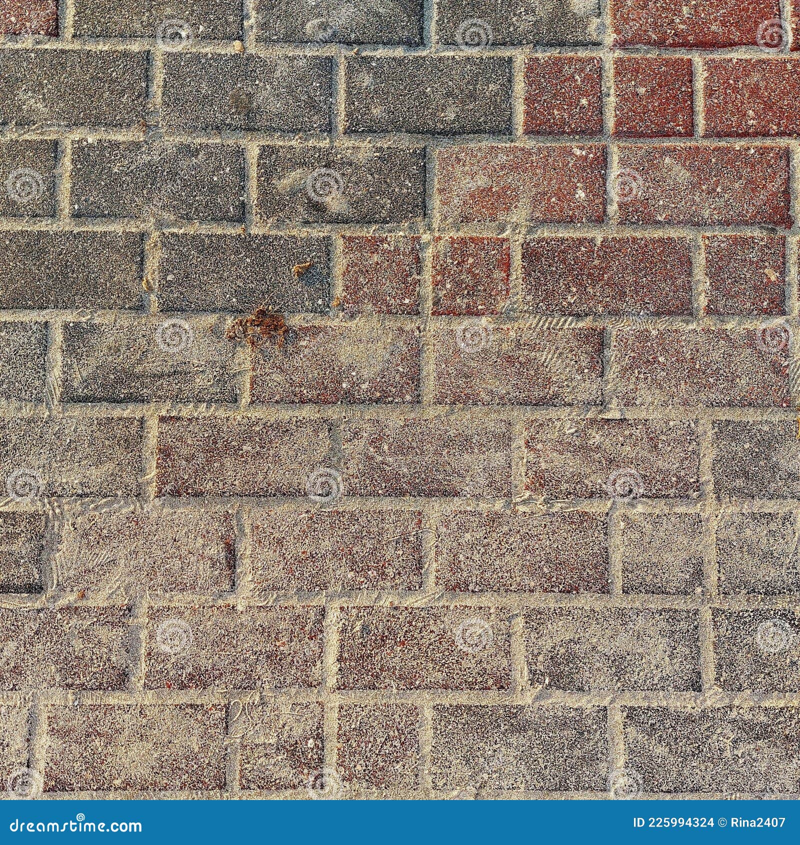 Outdoor Red and Gray Bricks Texture Stock Photo - Image of bricks, texture: 225994324