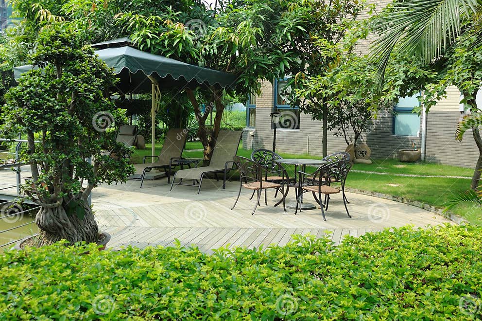 Outdoor resting area stock photo. Image of natural, household - 7205988