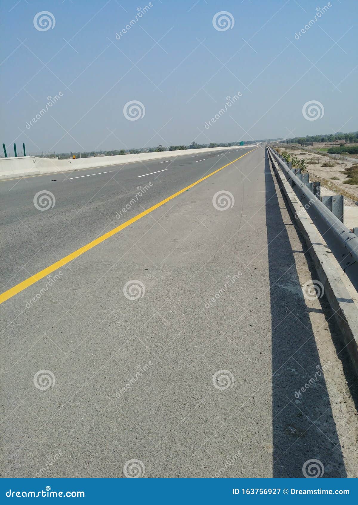 Outdoor Road Motorway Highway Emptyroad Stock Image - Image of motorway ...