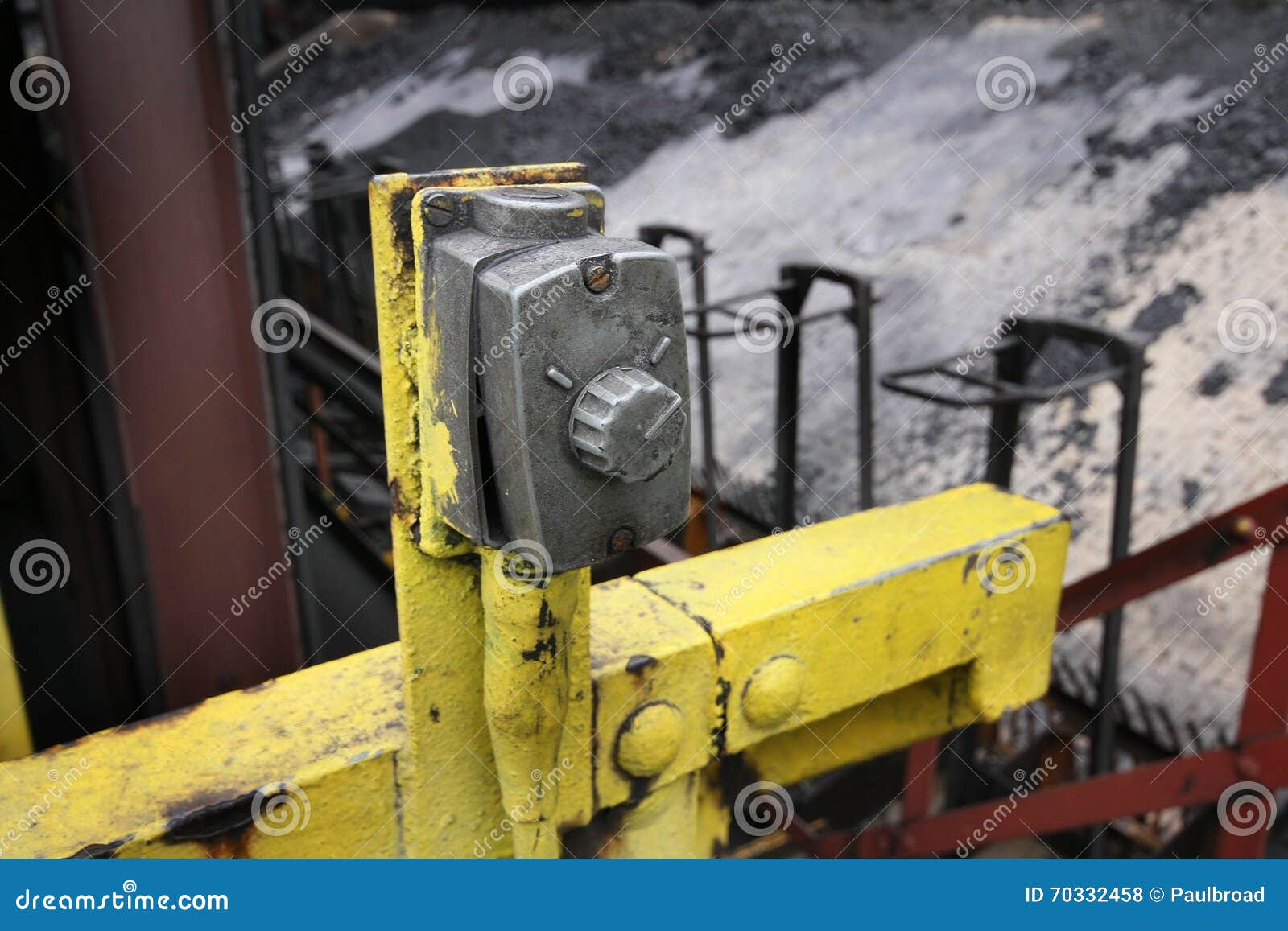 Outdoor Rotary Light Switch. Stock Photo - Image of safety, heavy: 70332458