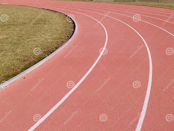 Outdoor running track stock photo. Image of lines, field - 4236724