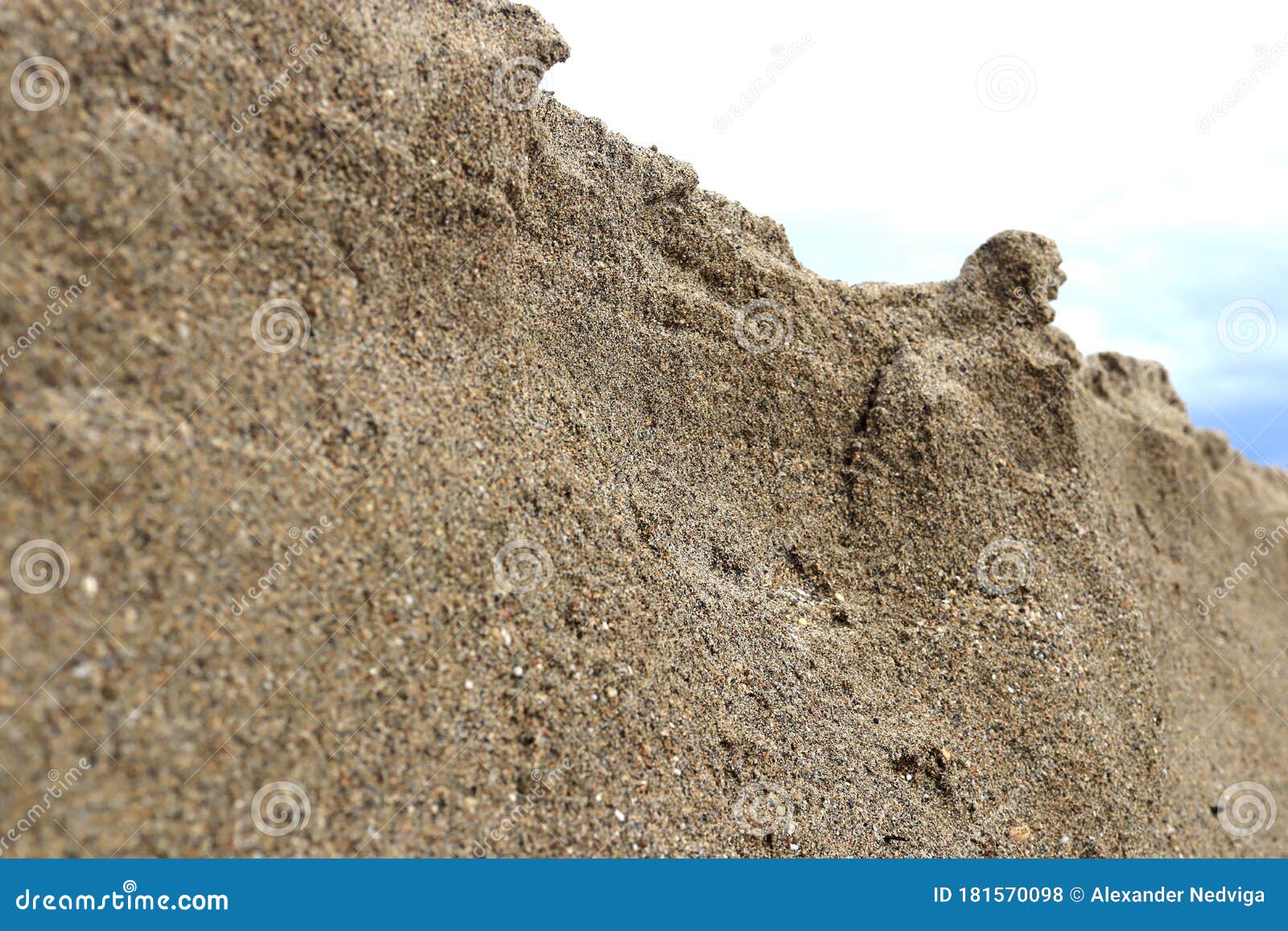 Outdoor Sand Cliff Sphinx Figure Background Stock Photo - Image of ...