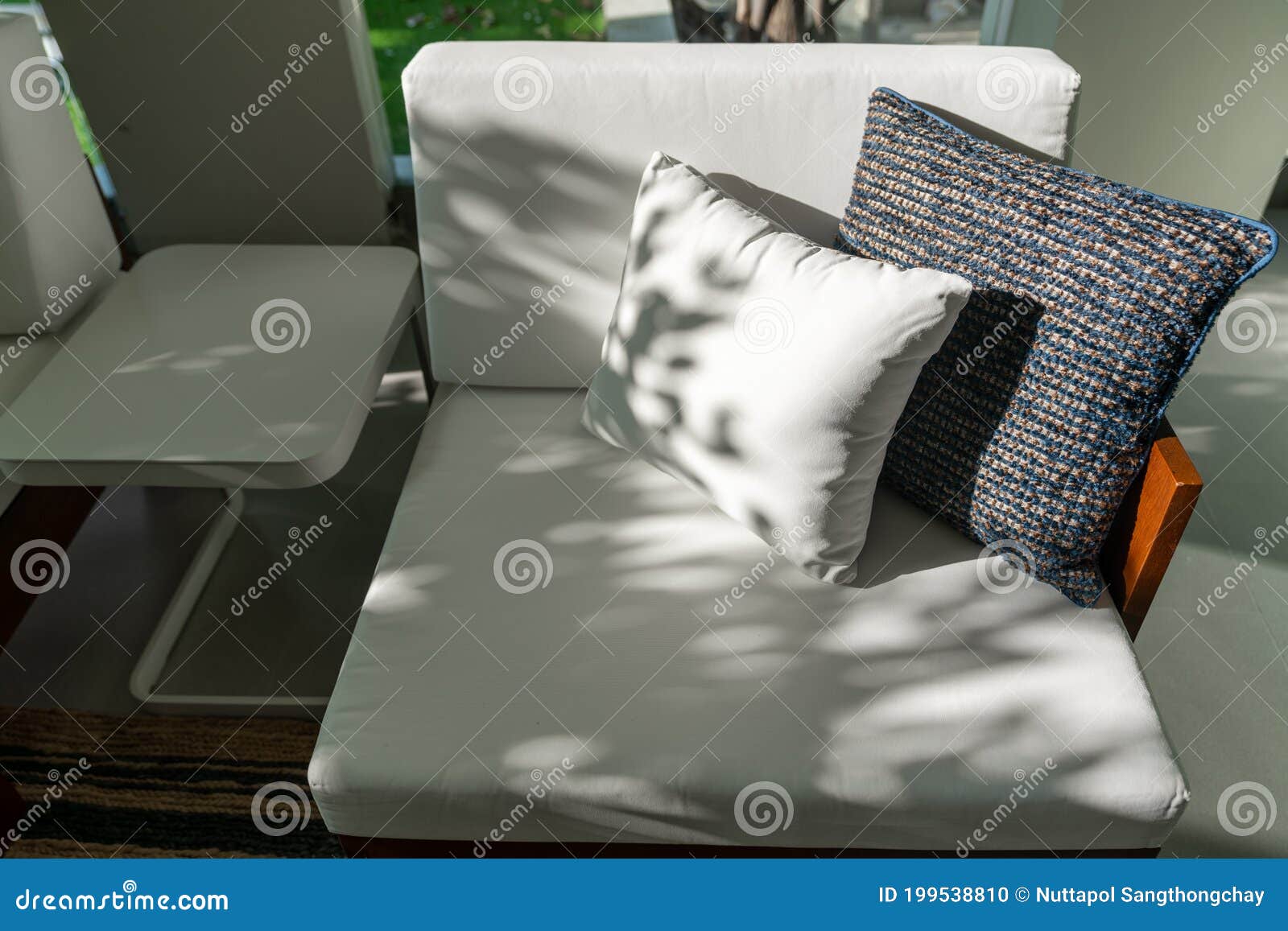 Outdoor Seating Corner in Tree Shade /interior Design / Outdoor Space ...